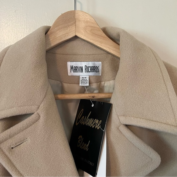 Jackets & Coats | Marvin Richards Vintage Cashmere Blend Coat | Poshmark
